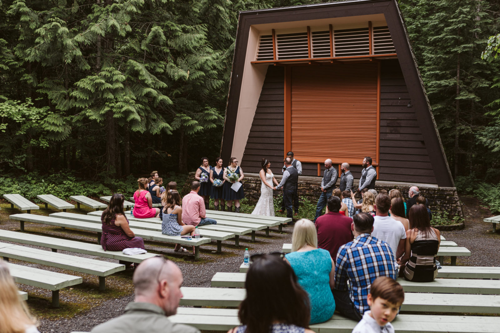 Fish Creek Amphitheater Wedding in Glacier National Park
