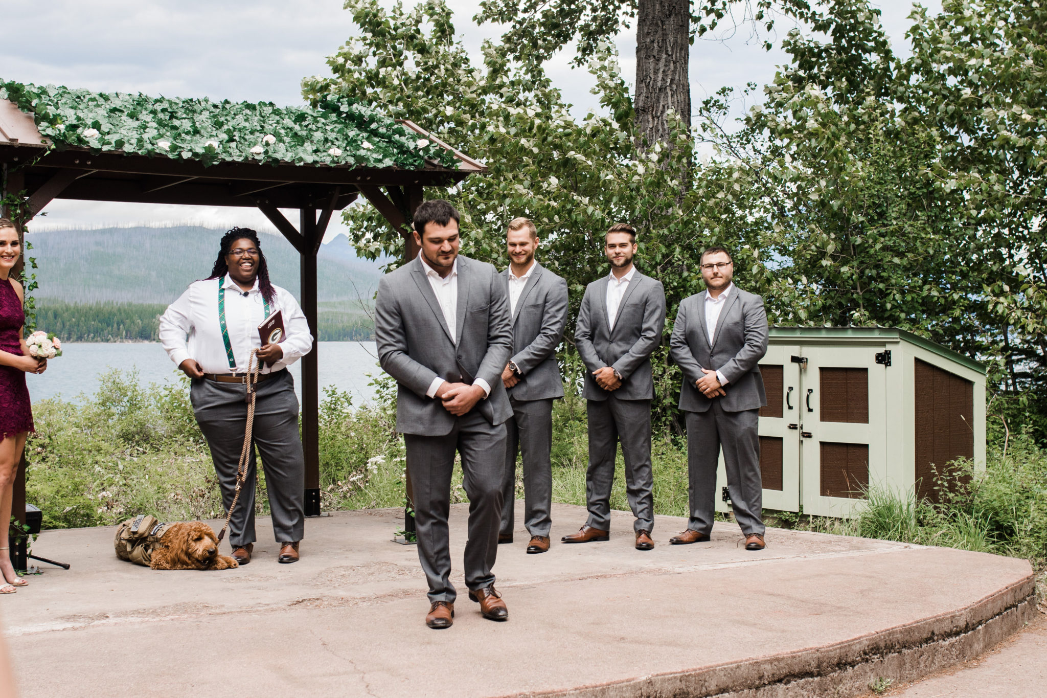 Apgar Amphitheater Wedding in Glacier National Park