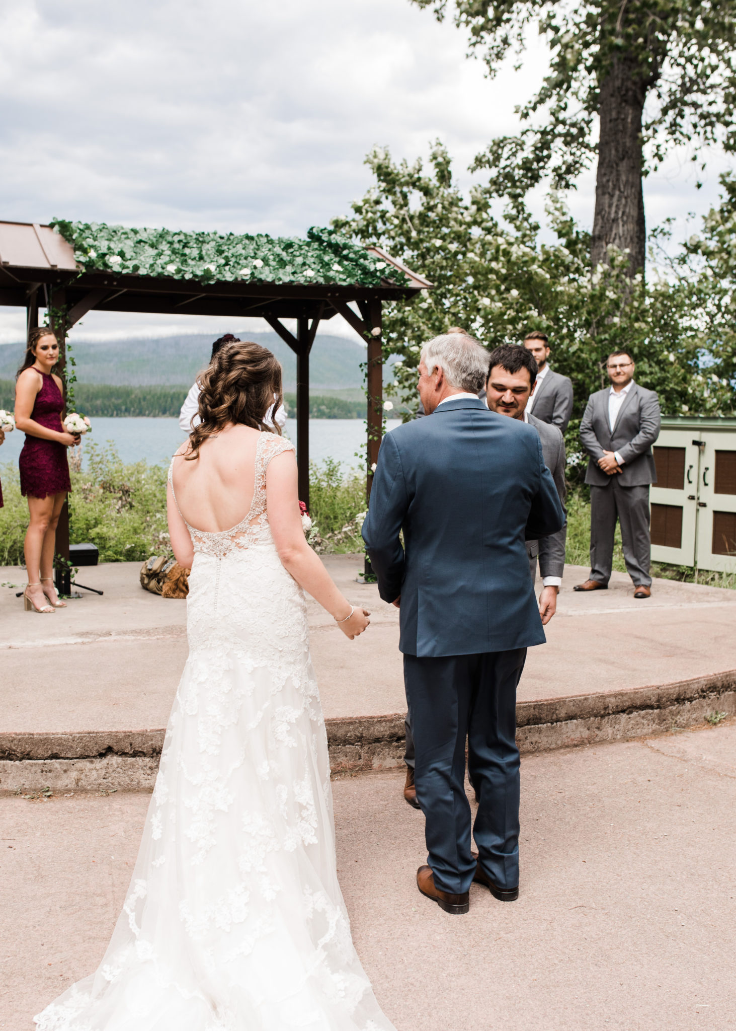 Apgar Amphitheater Wedding in Glacier National Park