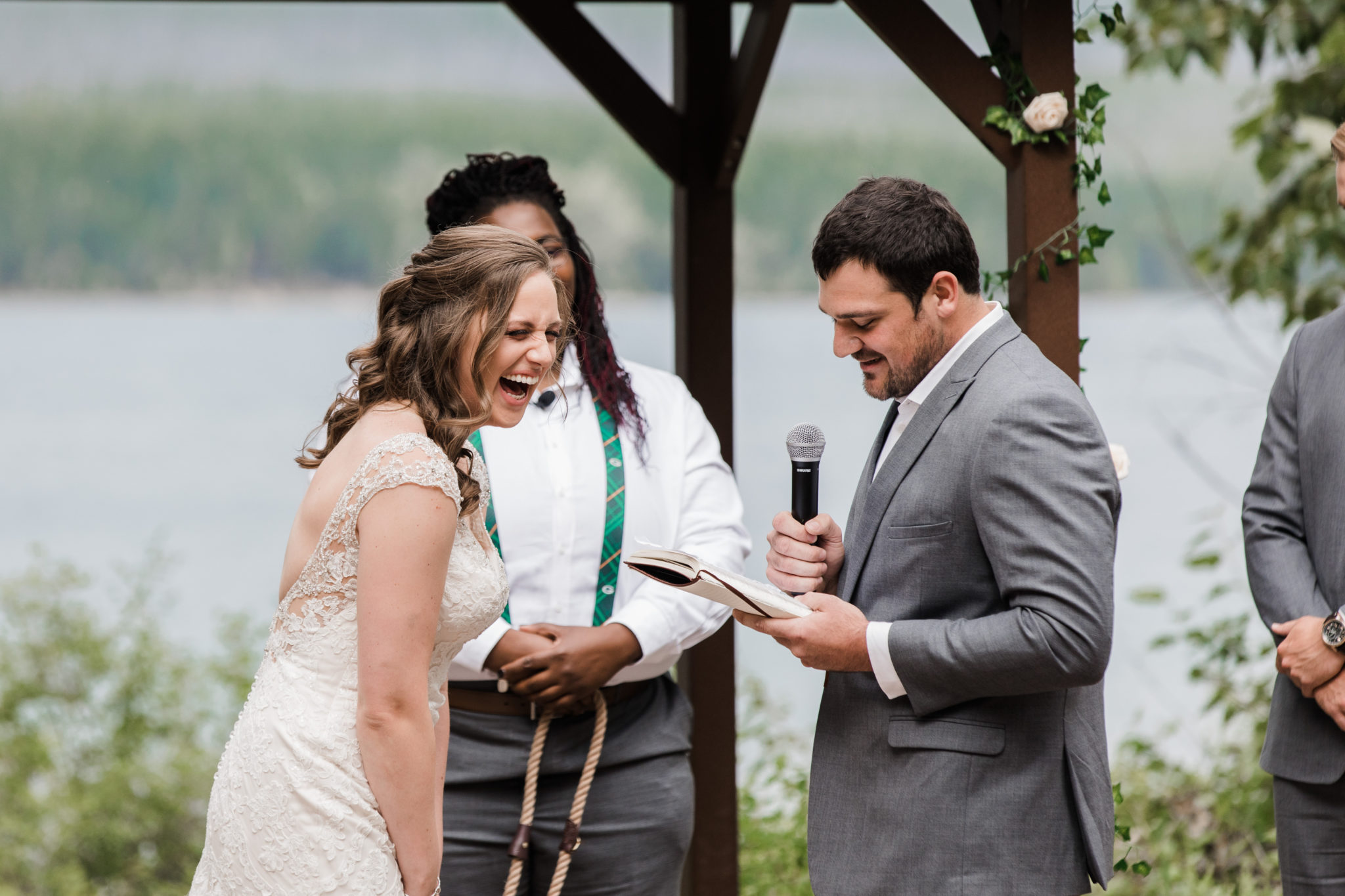 Apgar Amphitheater Wedding in Glacier National Park