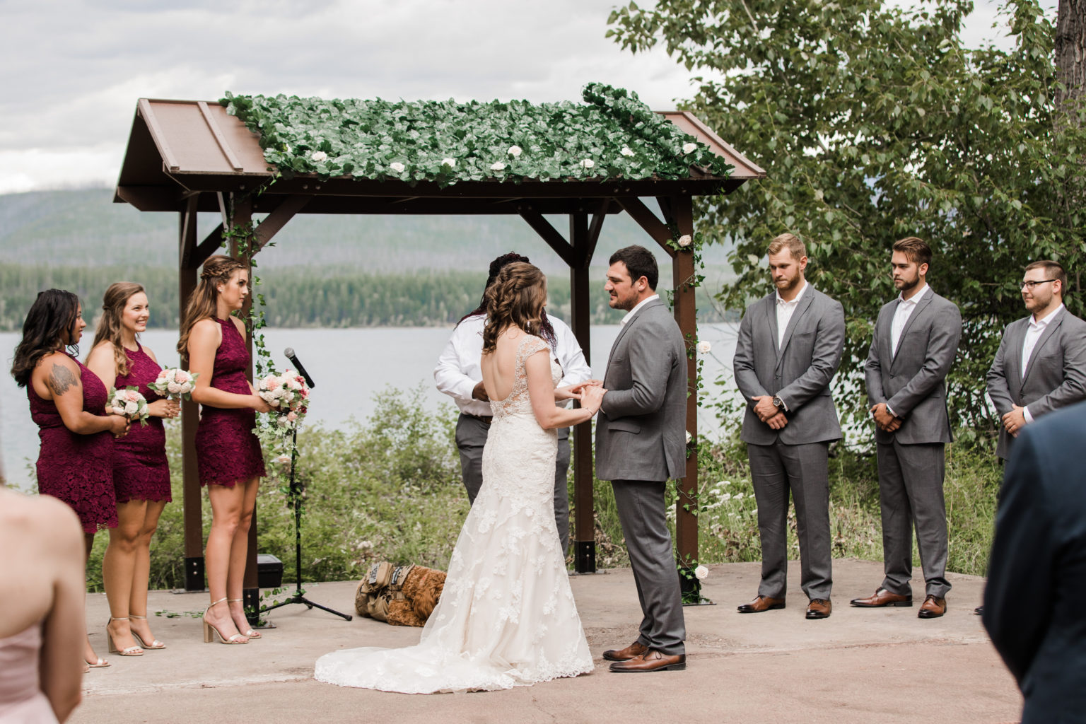 Apgar Amphitheater Wedding in Glacier National Park
