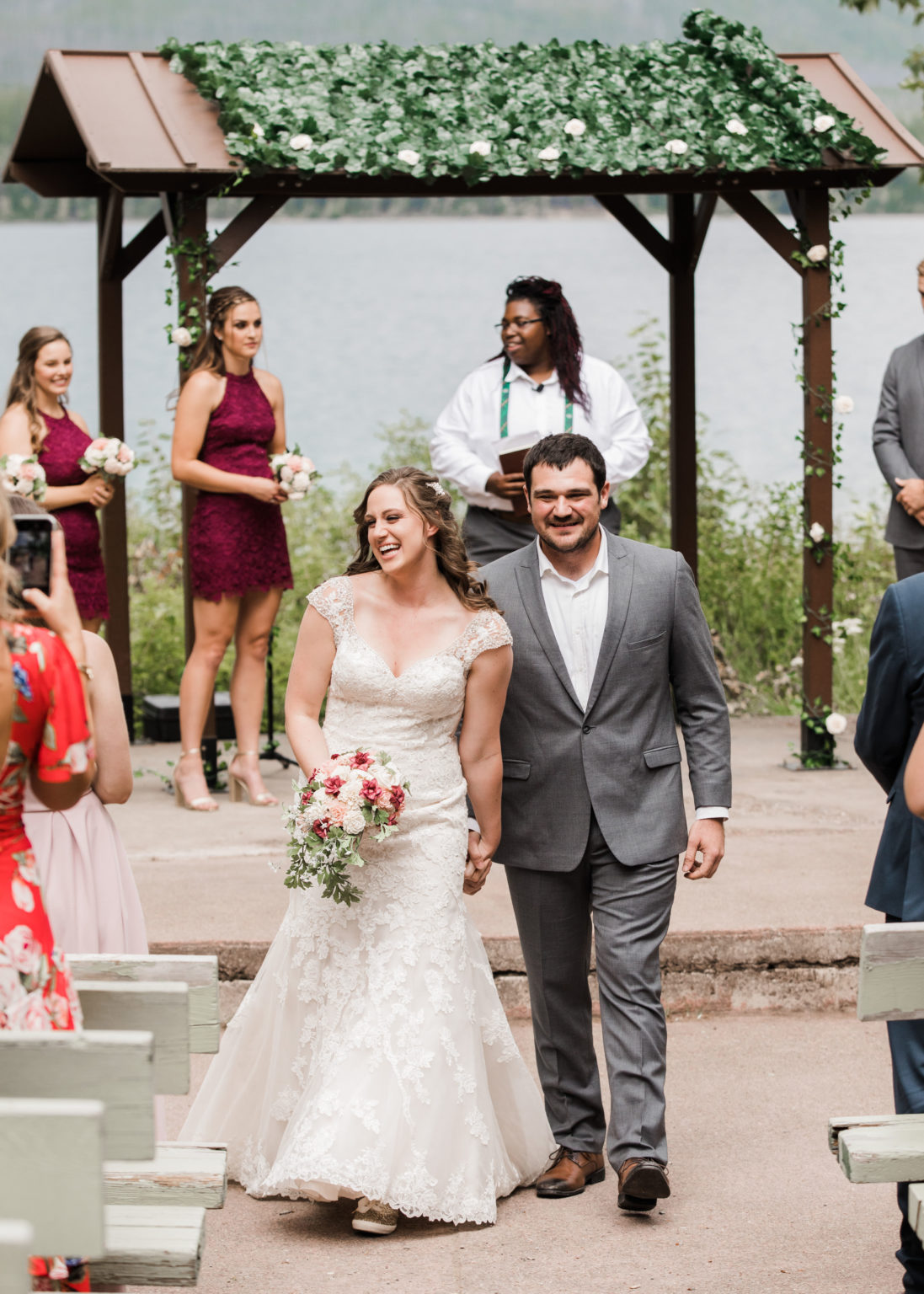 Apgar Amphitheater Wedding in Glacier National Park